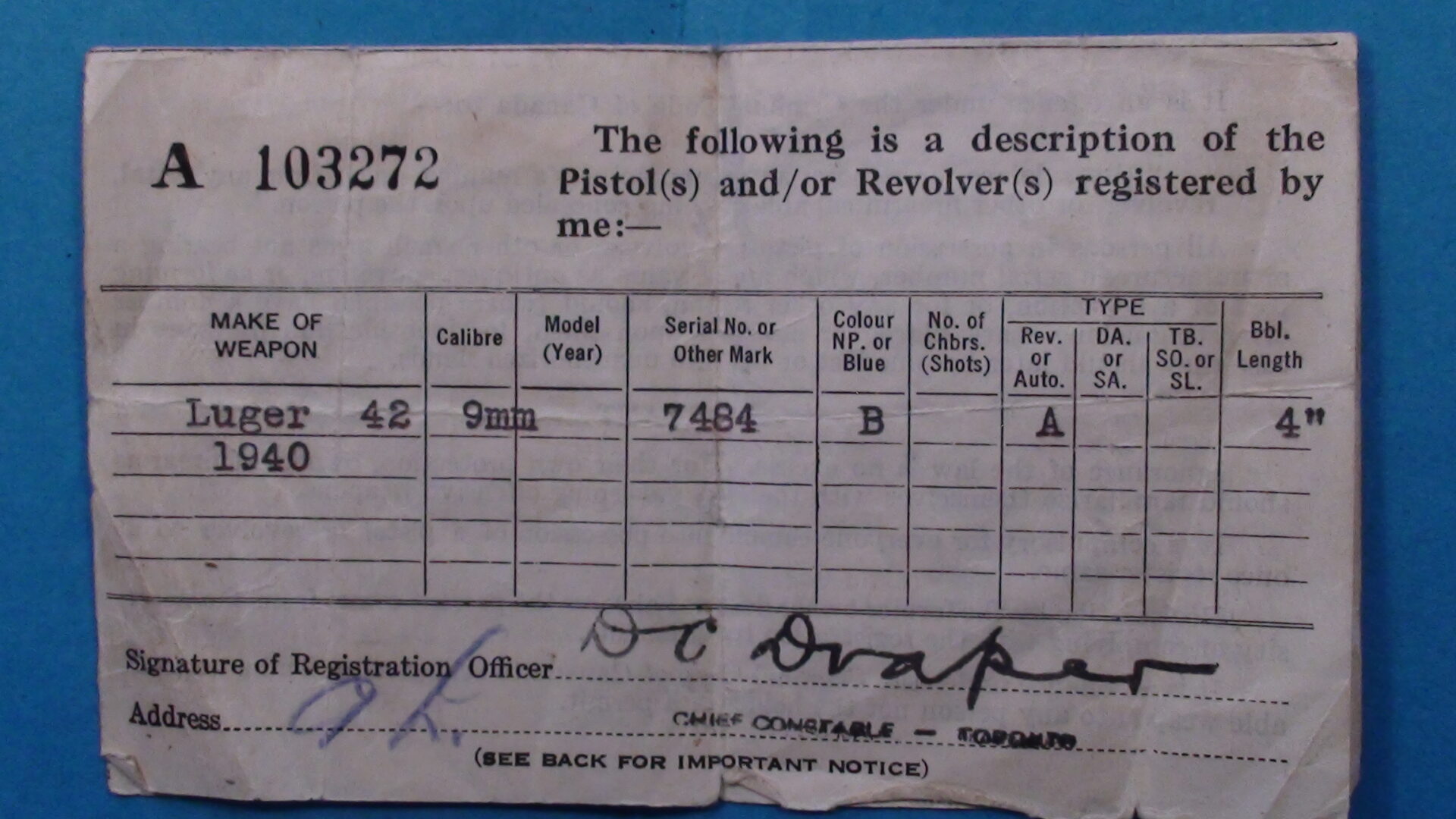 #498 WW2 Luger Documented vet bring Back – Luger Collector